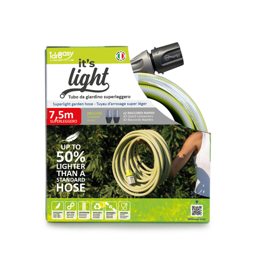 SUPERLIGHT ARMADILLO SMALL 1/2'' HOSE - 7.5 MT - Euroequipe