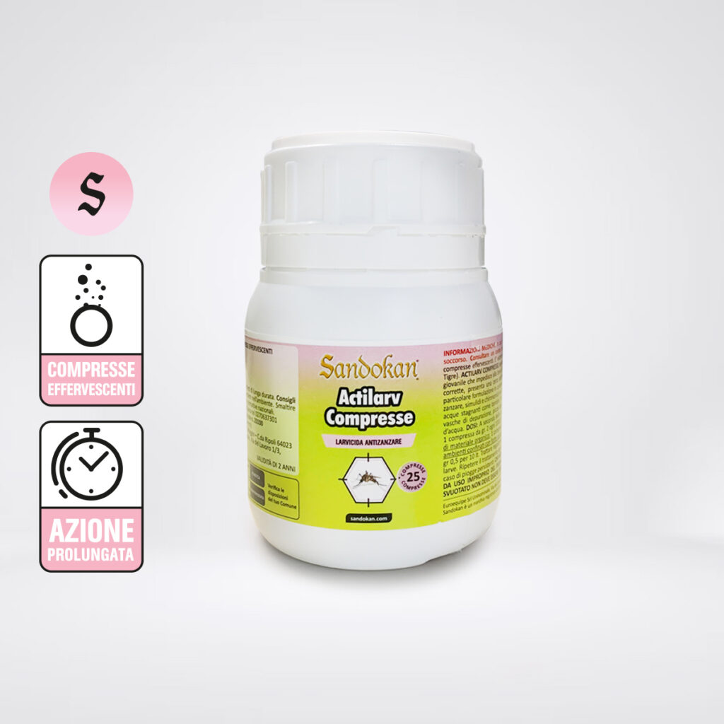 MOSQUITO LARVICIDE "ACTILARV" 25 TABLETS - Euroequipe