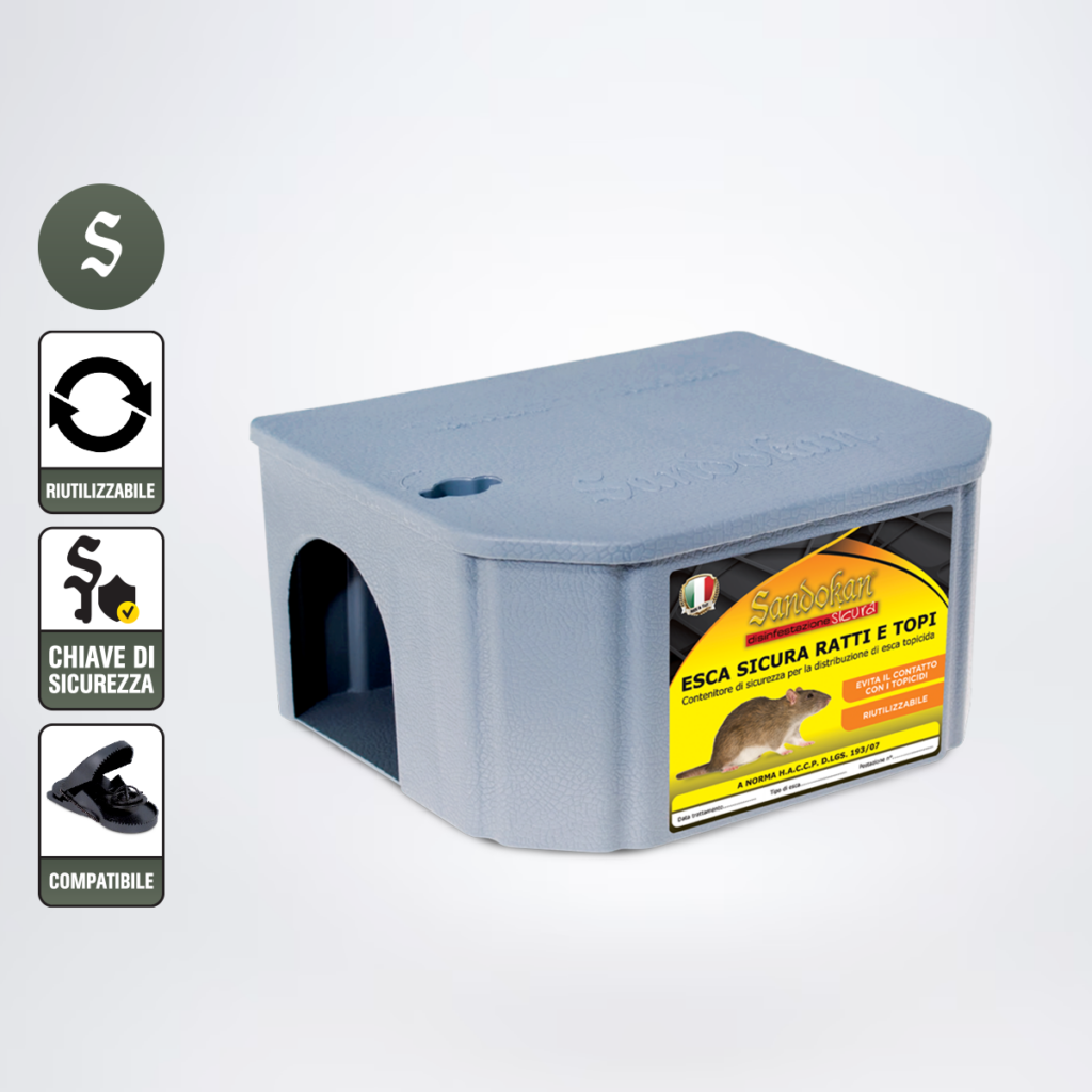 Rat bait container "Safe Bait" - Euroequipe