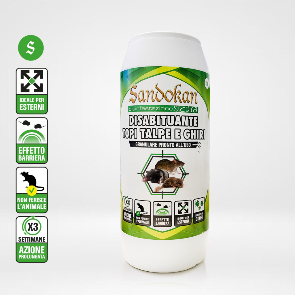 Mice moles and dormice granular Repellent - Euroequipe