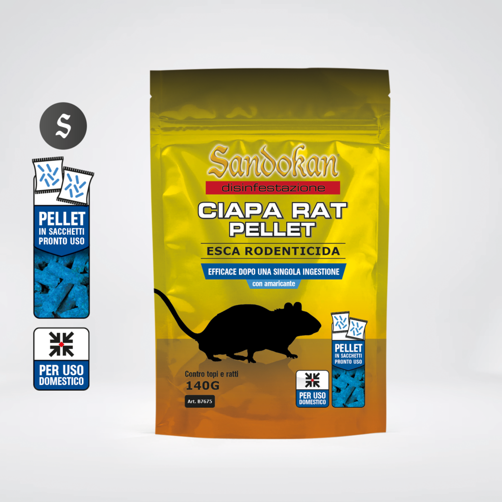 Rodenticide Bait "Ciapa Rat Pellet" - Euroequipe